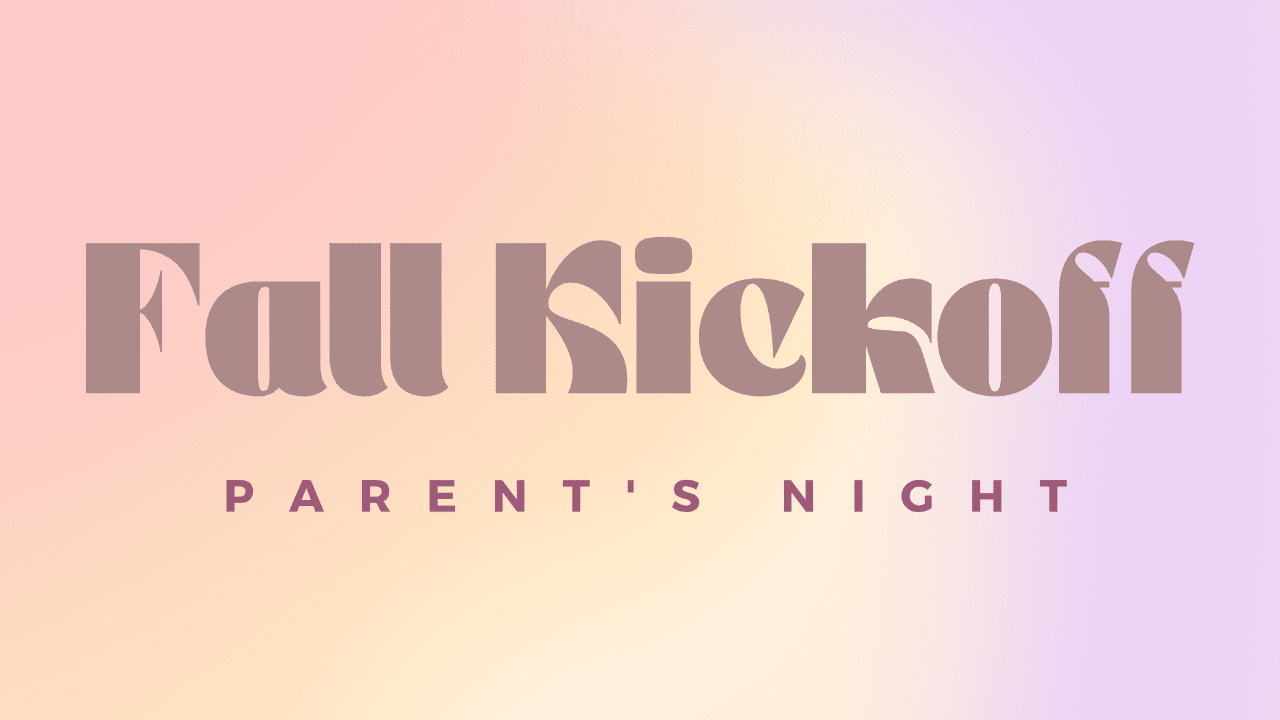 Youth Fall Kickoff - Parent's Night | Bethany Baptist Church